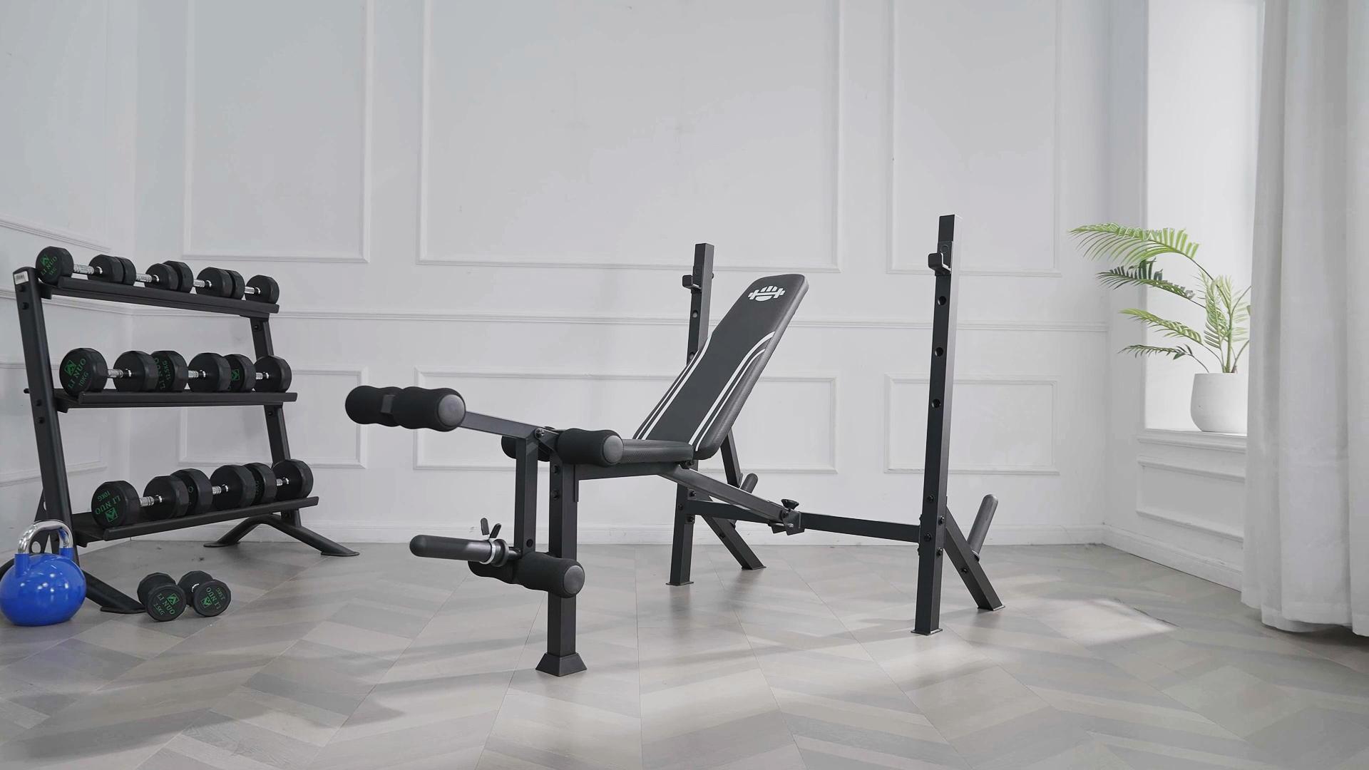 VIBESPARK Adjustable Folding Weight Bench, 900Lbs Capacity, 5-in-1 ...