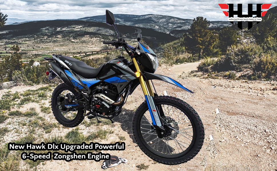 HHH Hawk DLX 250 EFI Fuel Injection 250cc Endure Enduro Bike Hawk ...