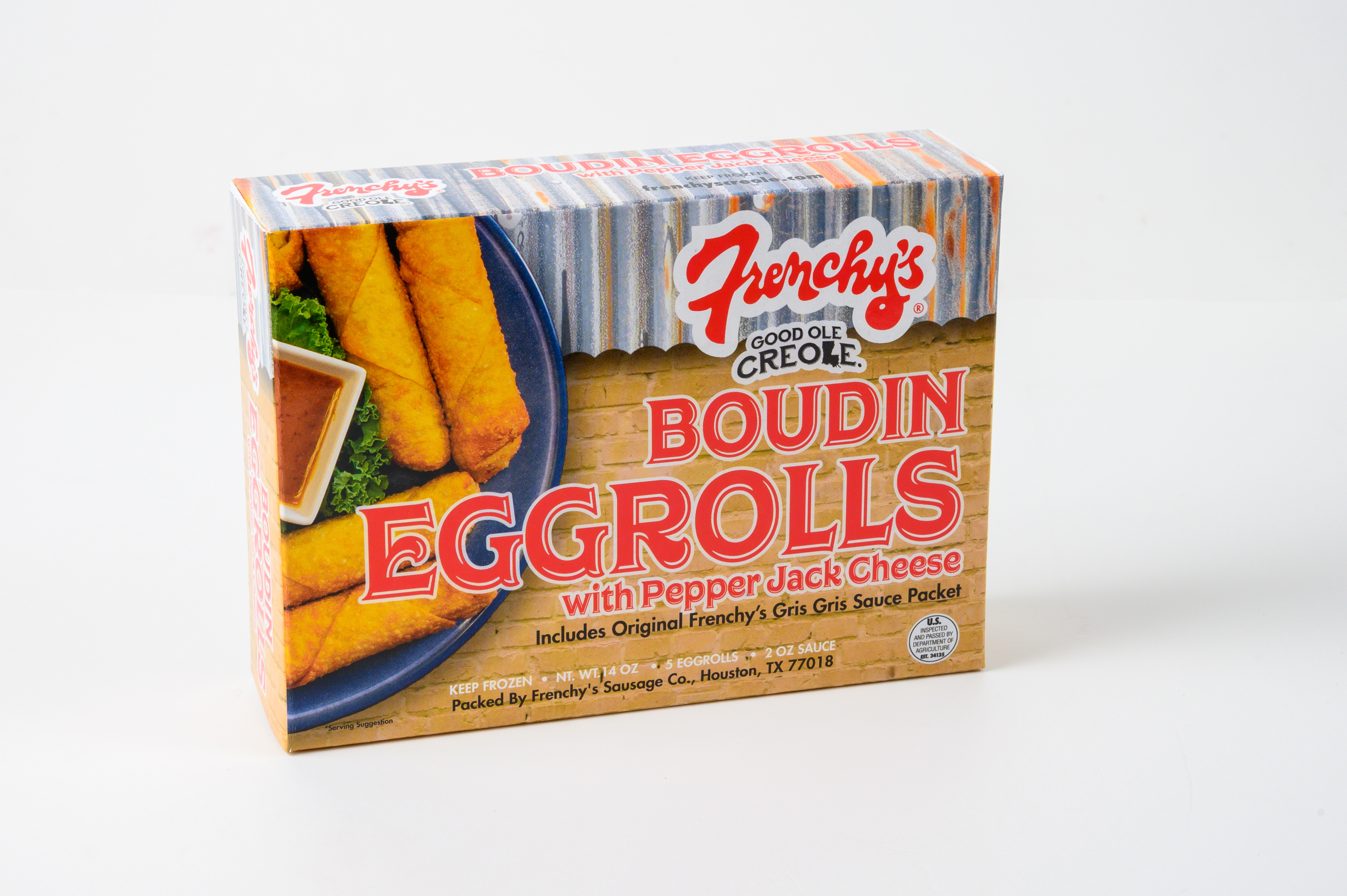 Frenchy's Boudin Eggroll with Cheese & Sauce - Walmart.com