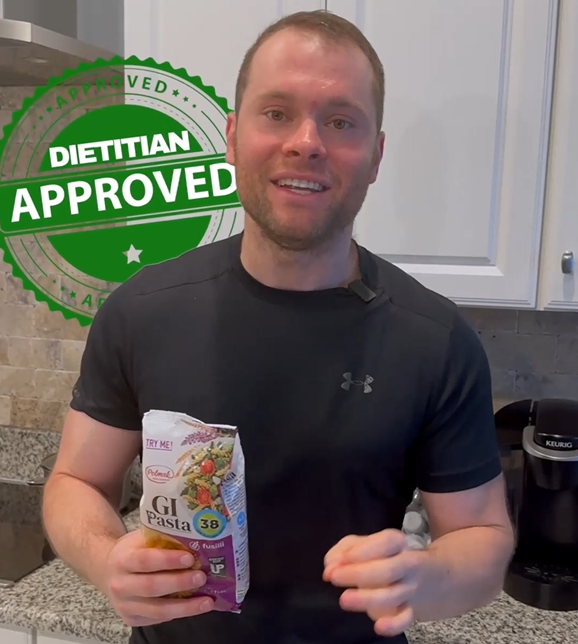 Polmak Fusilli Pasta, Low GI 38, Protein-Rich, High Fiber, Low Carb, 8. ...