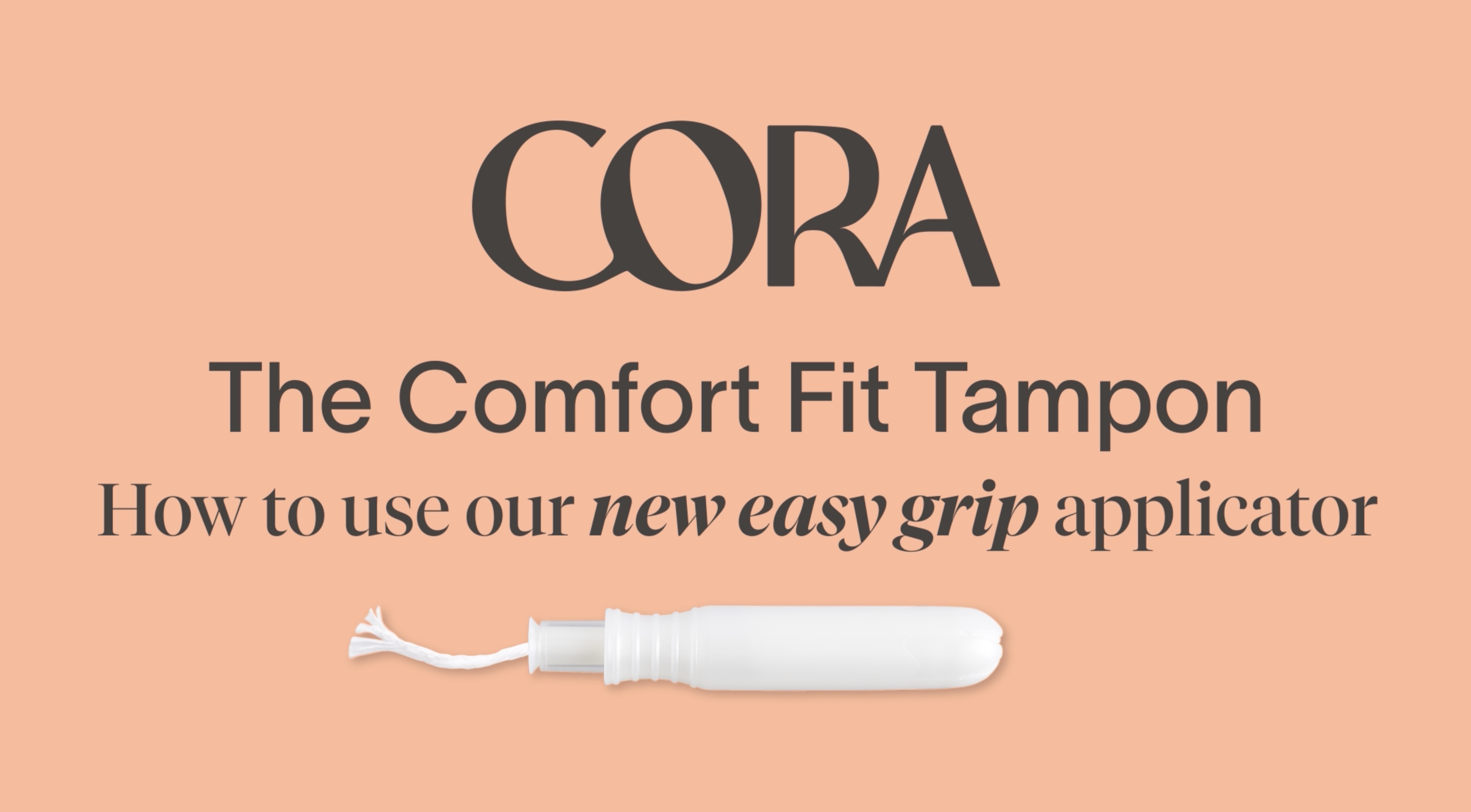 (3 pack) Cora 100% Organic Cotton Applicator Tampons, 16 Super / 16 ...