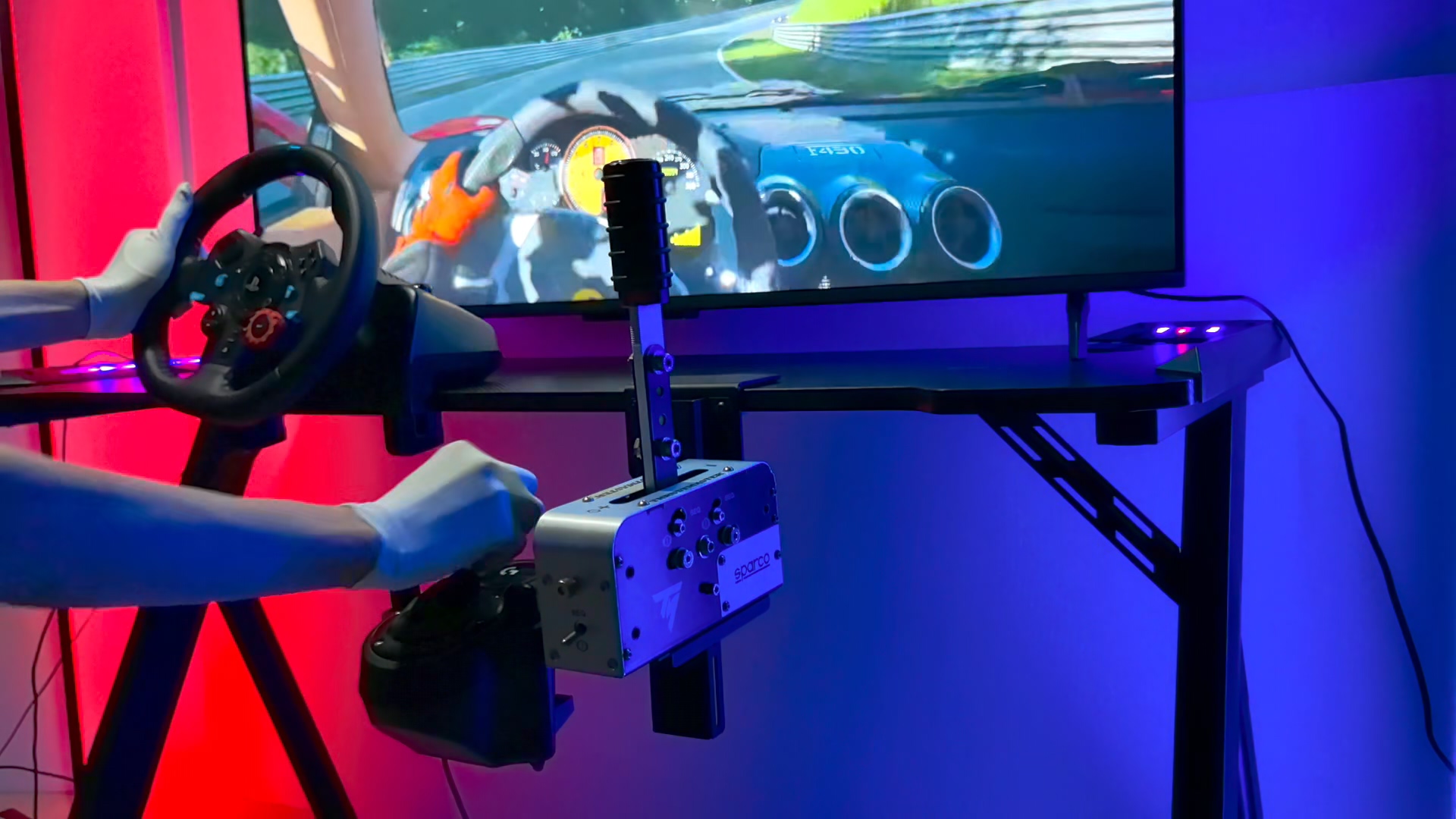 Ajustable Desk Shifter Mount For Racing Game Sim Shifter And Handbrake ...