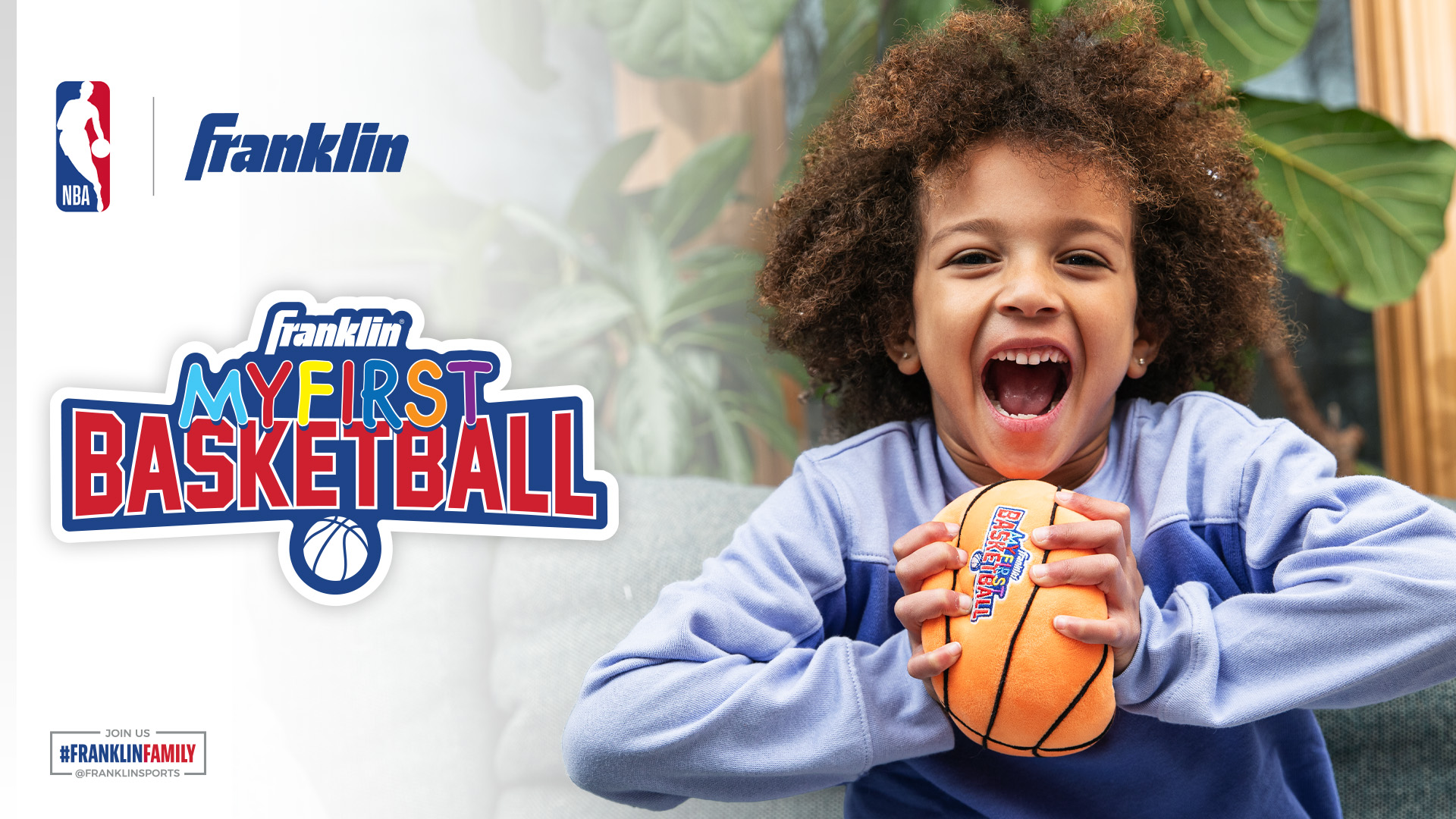 Franklin Sports Kids Soft Plush Basketball - NBA MyFirst Basketball ...