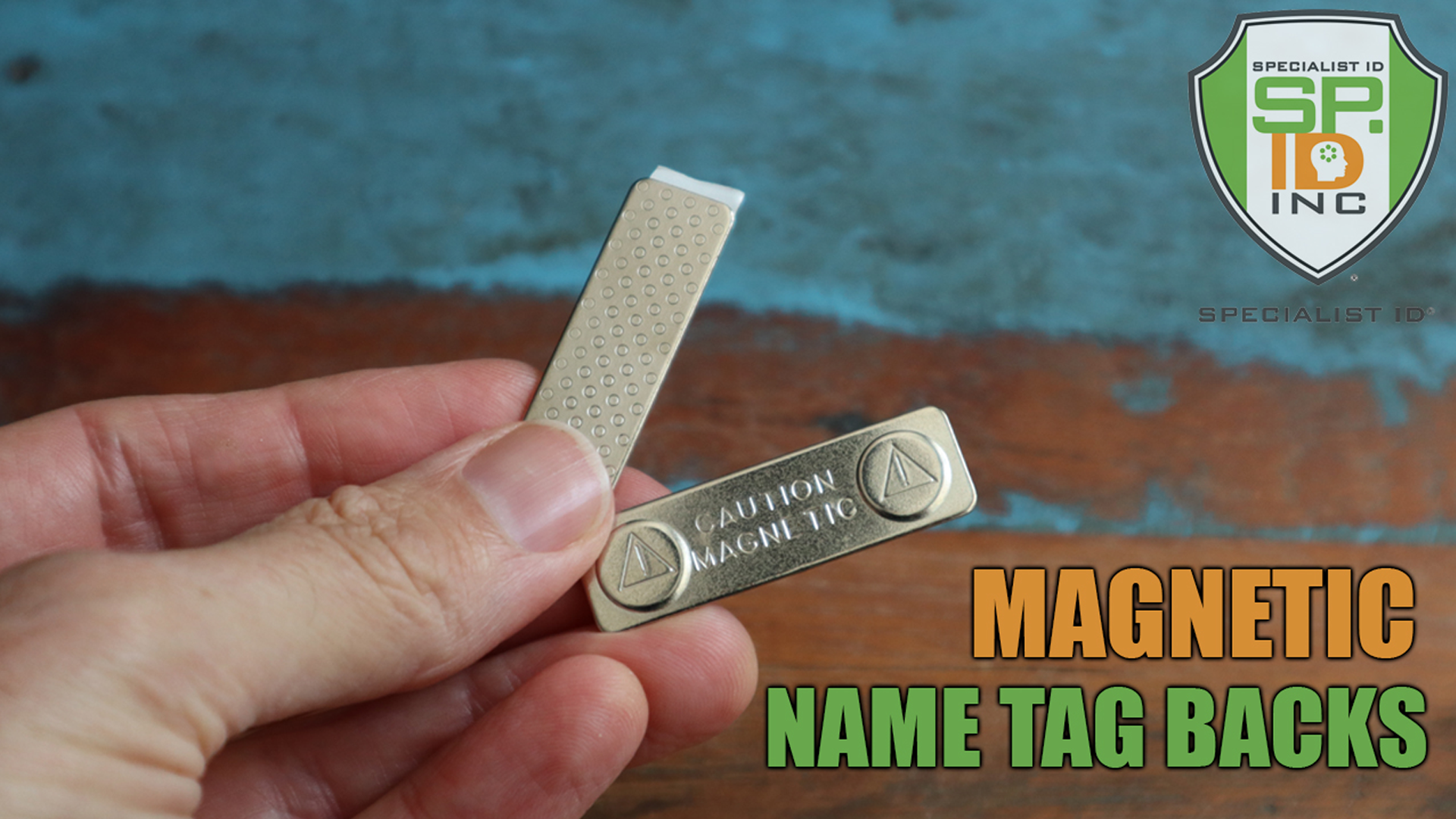 Specialist ID's Super Strong Magnetic ID Badge Holder with Adhesive ...