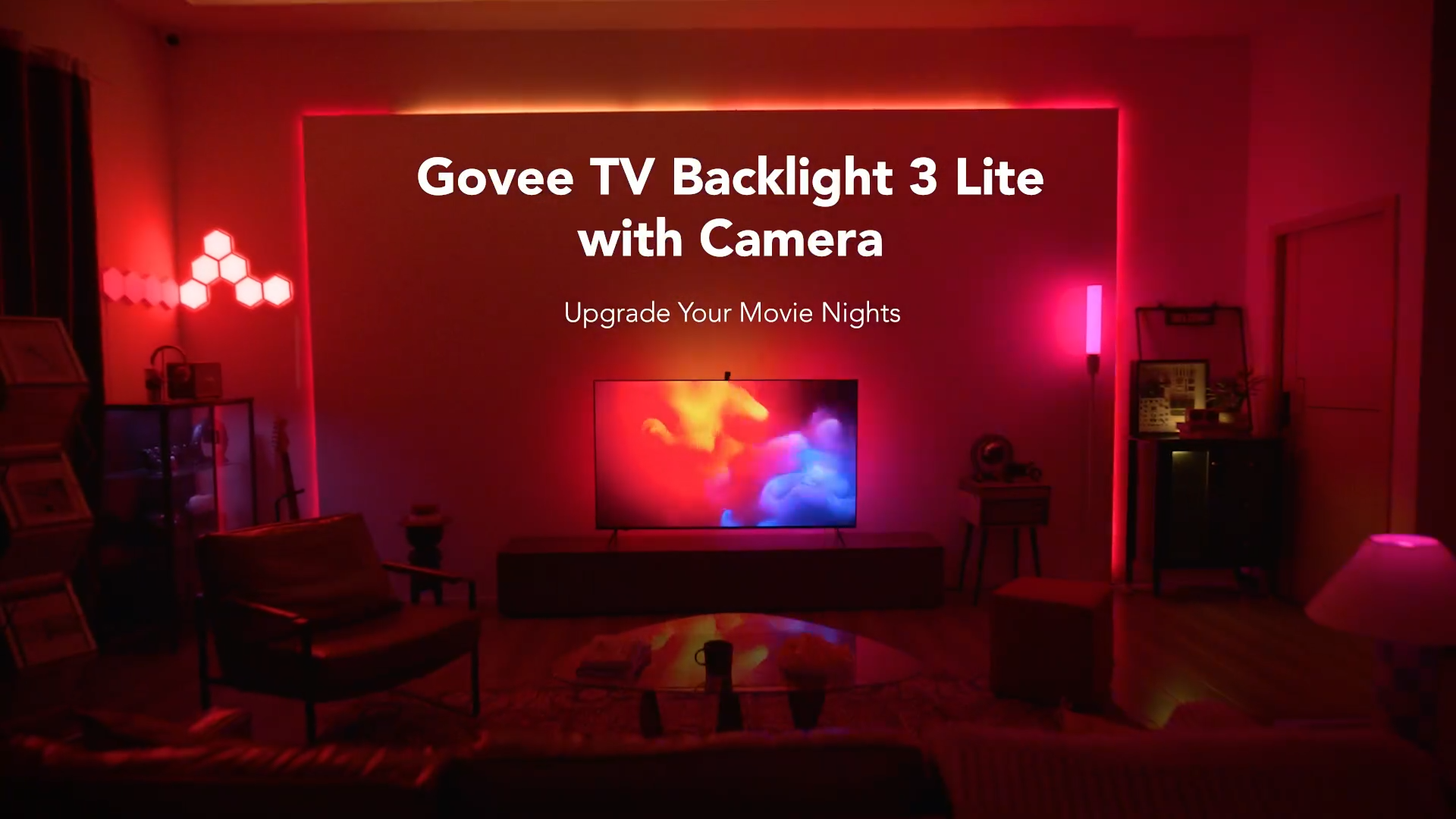 Govee, TV Backlight 3 Lite, 55-65 Inch, RGBICW for Ultra-Thin TVs ...