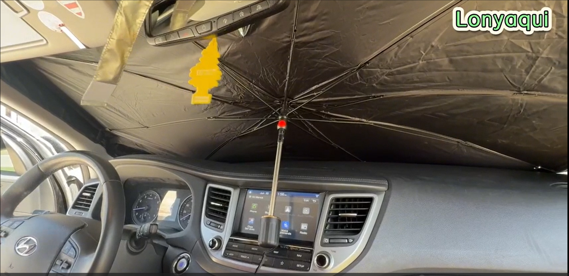 Windshield Sun Shade for Jeep Grand Cherokee 2011-2026 with 360 ...
