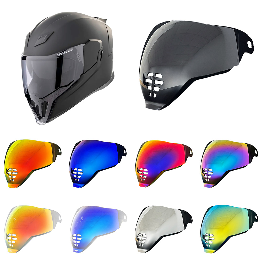 Airflite Visor for ICON IC06 Helmet Face Shield Moto Lens Accessories ...