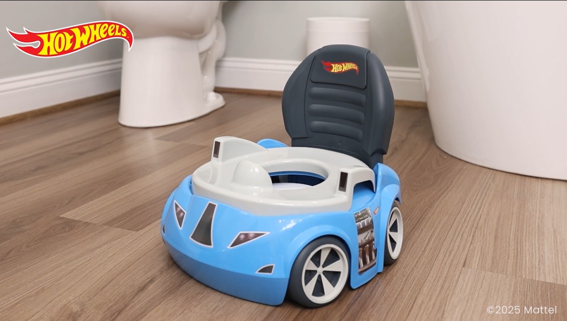 Free Shipping! Hot Wheels Blue Race Car Potty Trainer, 2-in-1 Toddler ...
