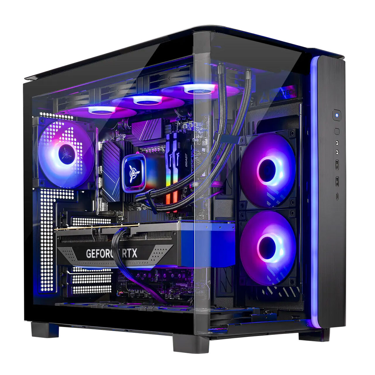 Skytech King 95 Gaming PC, AMD Ryzen 7 7800X3D, NVIDIA RTX 5070 Ti, 1TB ...