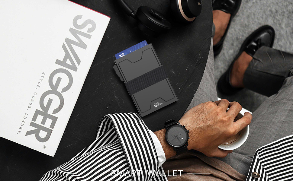 Slim Alu Card Holder for Men, Durable Expandable Backplate, RFID ...