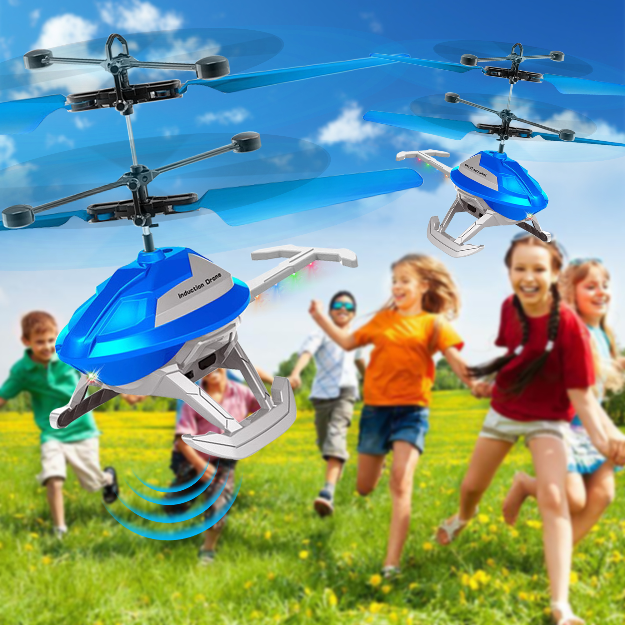 Remote Control Helicopter Hand-Controlled Mini DroneCosmic Drone RC UFO ...