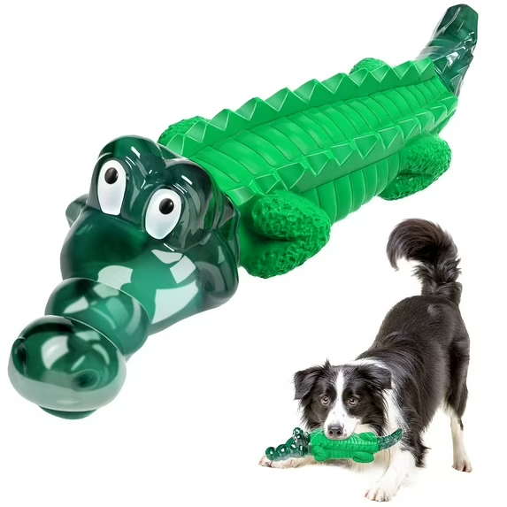 Ikerall Extremely Tough Alligator Chew Toy for Dogs – Heavy Duty ...