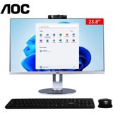 AOC 23.8" FHD All-in-One Desktop Computer, AMD Ryzen 5 5600G, 16GB RAM ...