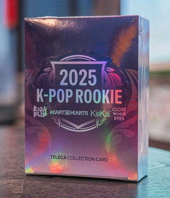 Pop Music 2025 K-Pop Rookie Card Collection Trading Card Box [10 Packs ...