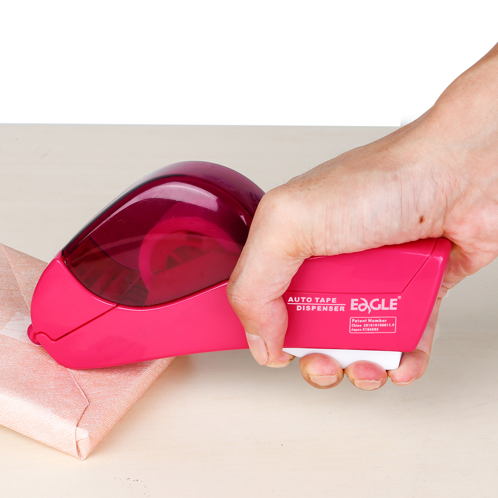 Eagle Automatic Adhesive Tape Dispenser, Portable with Safety Blade, 2 ...