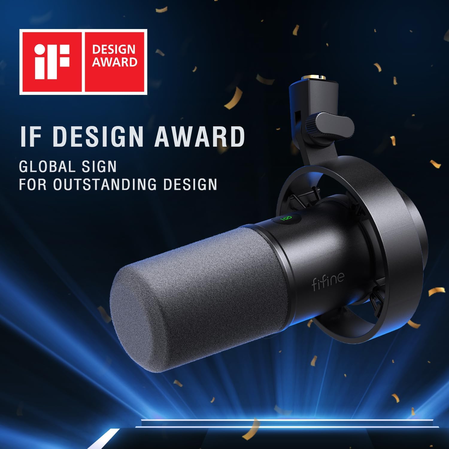 FIFINE K688X USB XLR Dynamic Studio Microphone, Cardioid, 130dB SPL ...