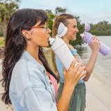 Cirkul 26oz StrawSip Flip Water Bottle, Stainless Steel, Double Wall ...