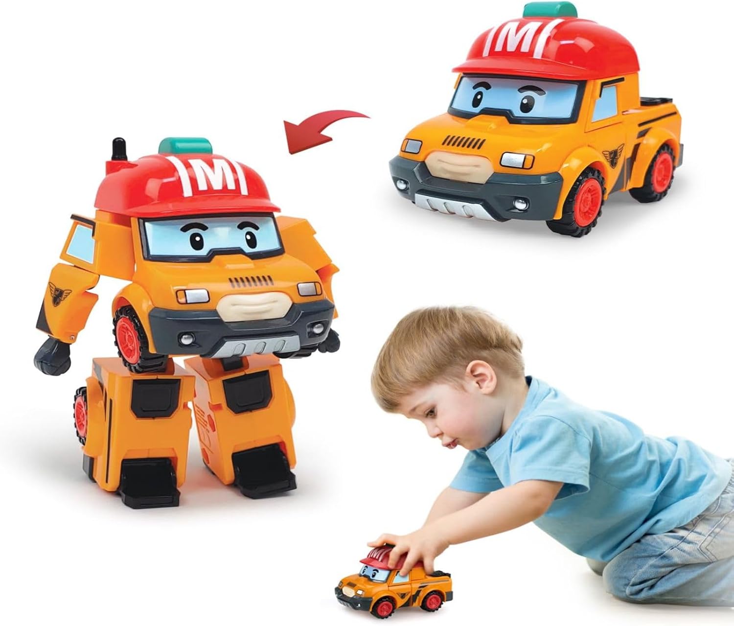 Robocar POLI Toys, MARK Transforming Robot Toys, 4" Action Figure ...