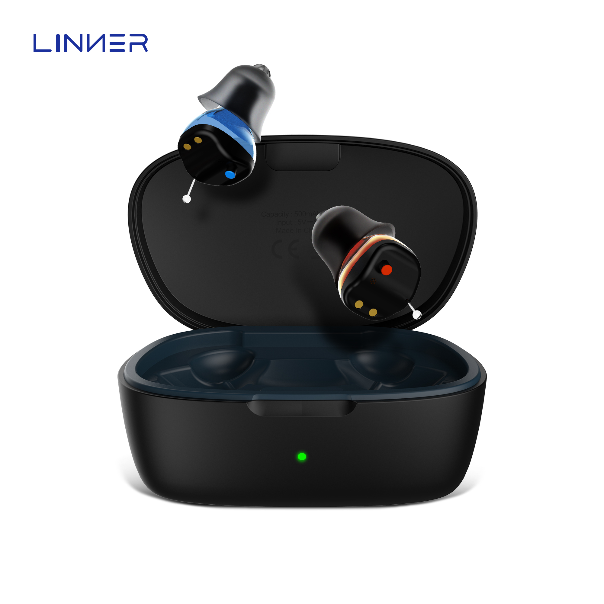 LINNER New Saturn OTC CIC Hearing Aids for Seniors, Rechargeable ...