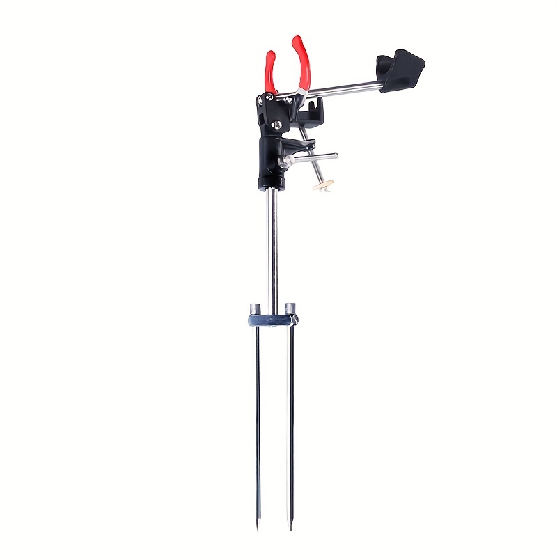 New All-Metal Automatic Clamping Fishing Rod Holder Stand - Universal ...
