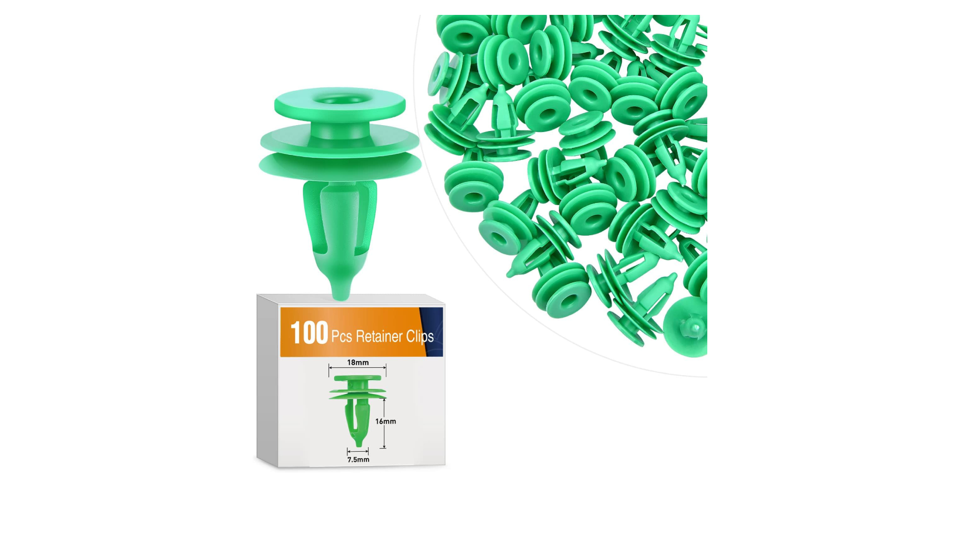 GOOACC, Door Panel Retainer Clips, OEM 6503204, Green - Walmart.com