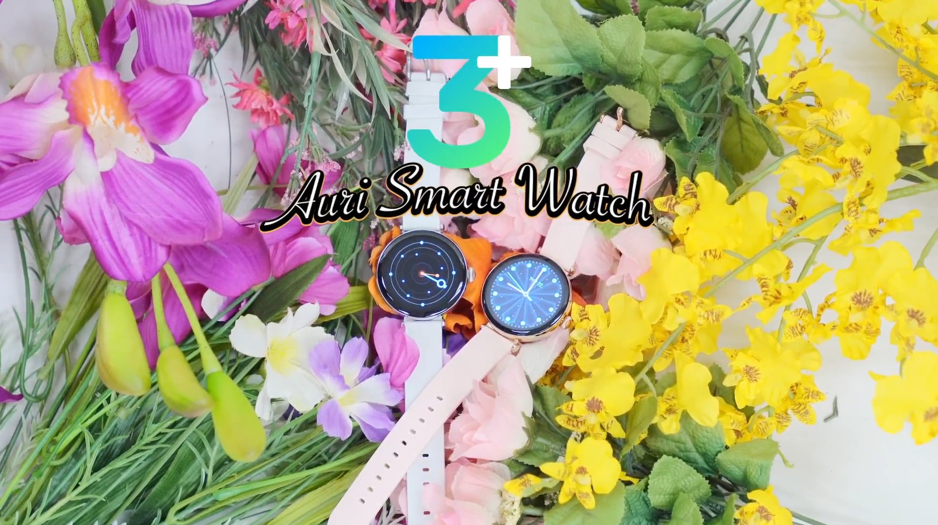 3Plus AURI Women Men's Smartwatch (RoseGold)- with Answer, Make calls ...