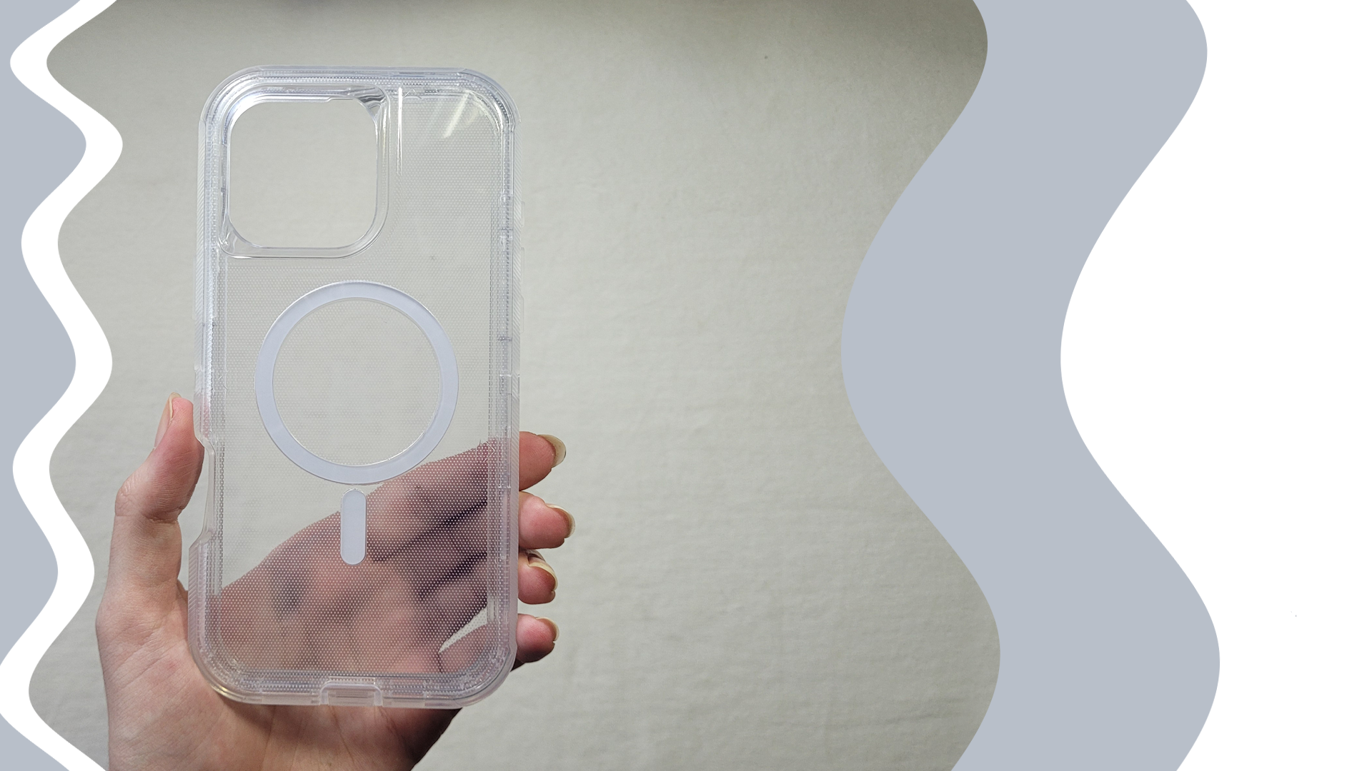 Entronix Magnetic Clear Case for iPhone 16 Pro Max, Triple Layer Heavy ...