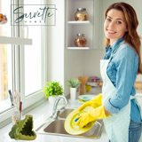 Servette Home Decorative Alligator Dish Sponge Holder for Kitchen Sink ...