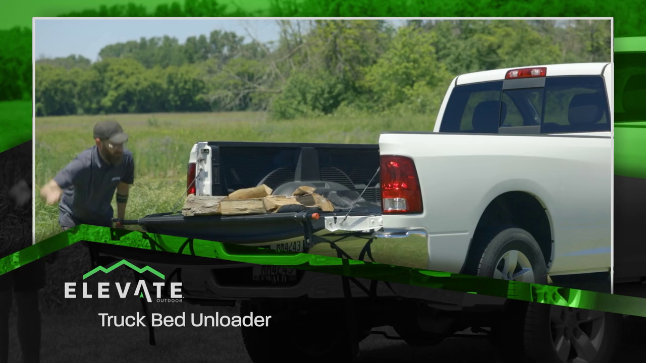 Elevate Outdoor 68in W Truck Bed Unloader - Cargo Hauler Pickup ...