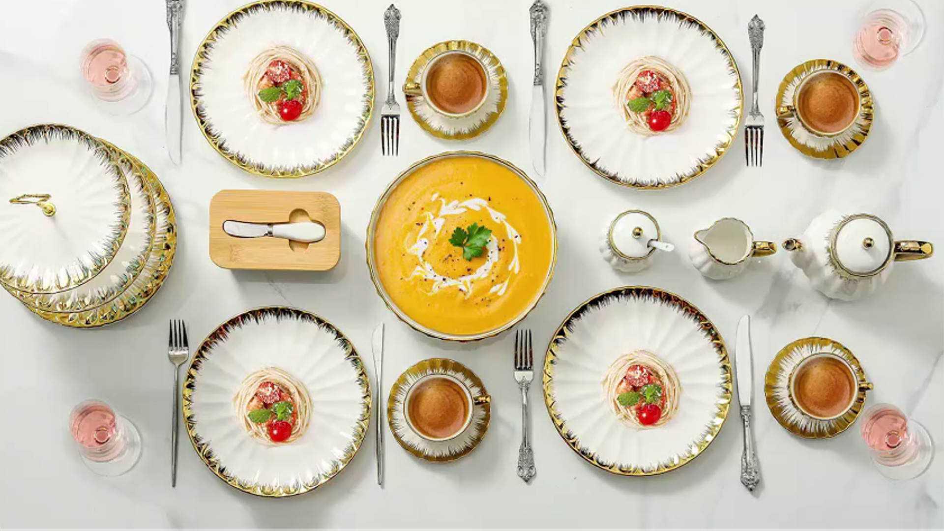 LETAOTAO 2.5 oz Porcelain Espresso Cups Set of 6, White Ceramic Coffee ...