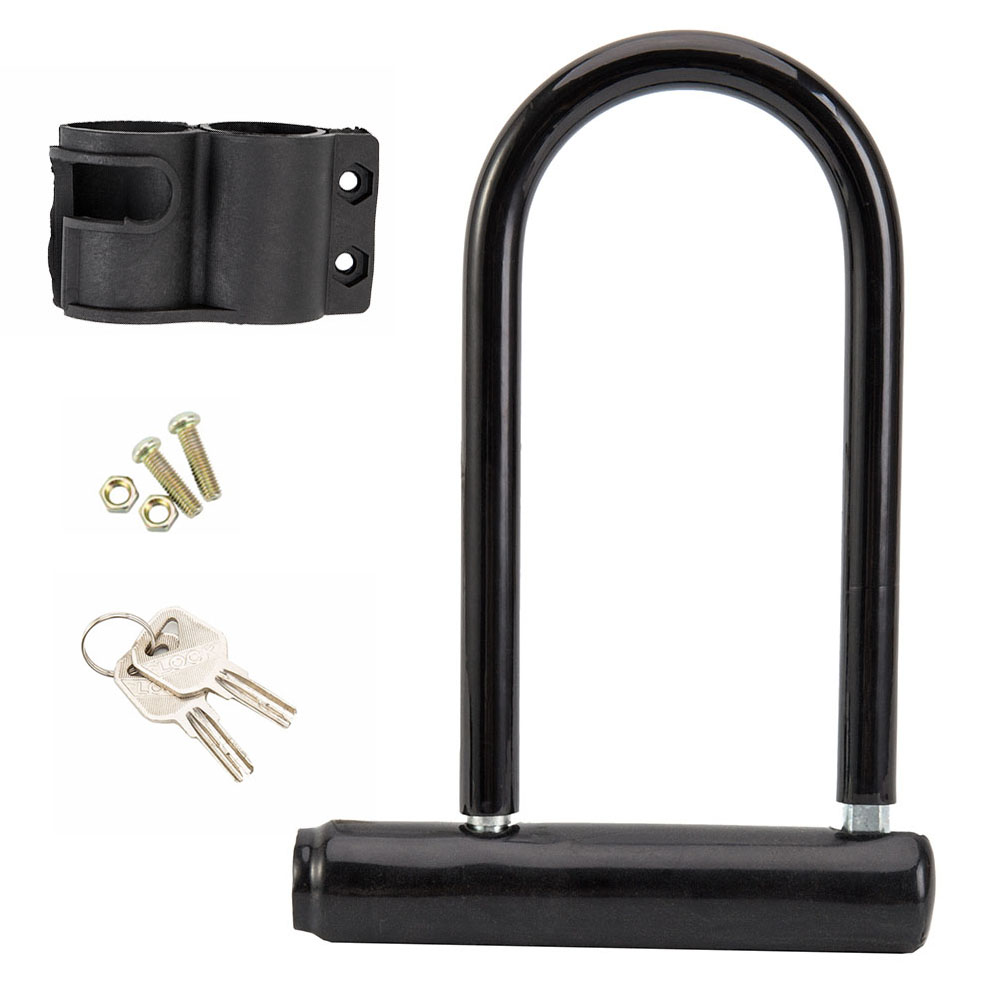 OKYMOTOR Heavy Duty Bike U Lock with 16mm Hardened Shackle and Mounting ...