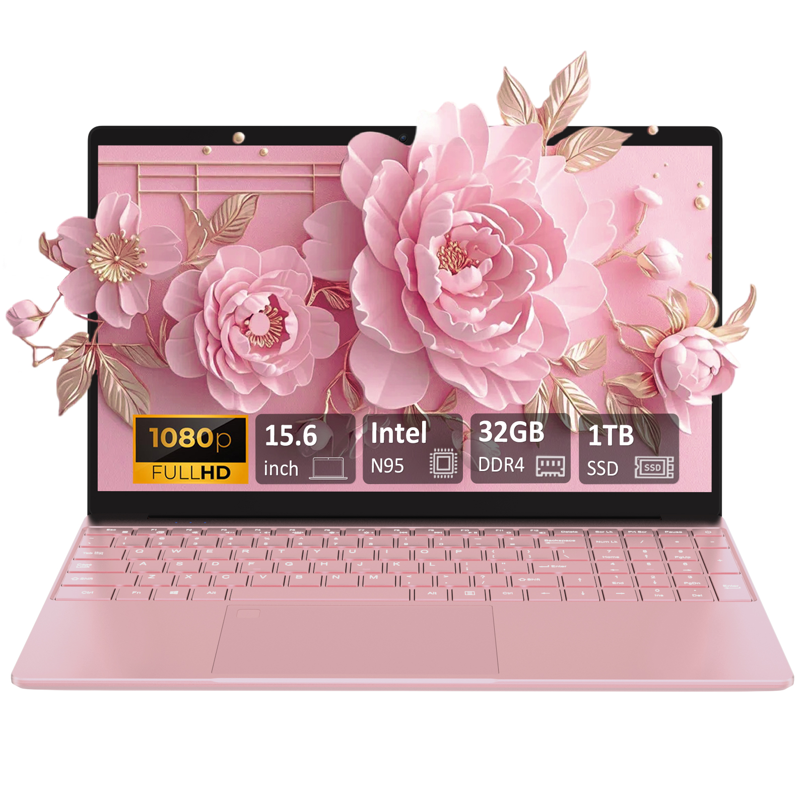 Auusda 15.6" Laptop Computer, 16GB RAM 1TB SSD, Intel N95 2.0-3.4 GHz ...