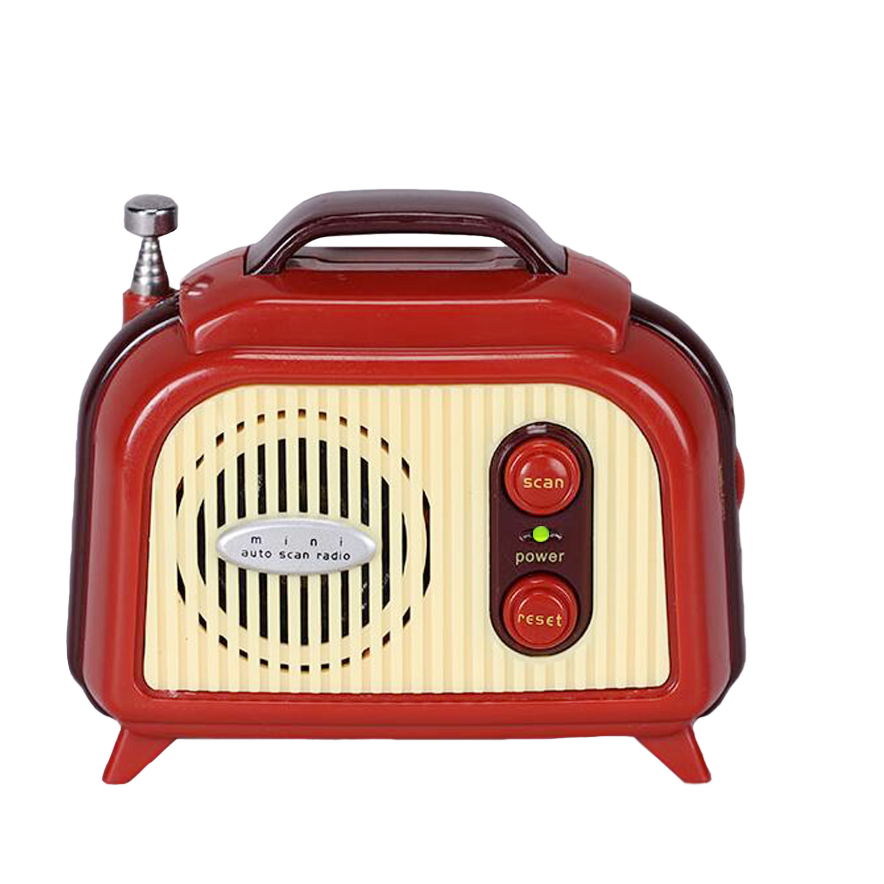Sourcingbay Retro Mini FM Radio, 88-108 MHz FM Only Portable Radio ...