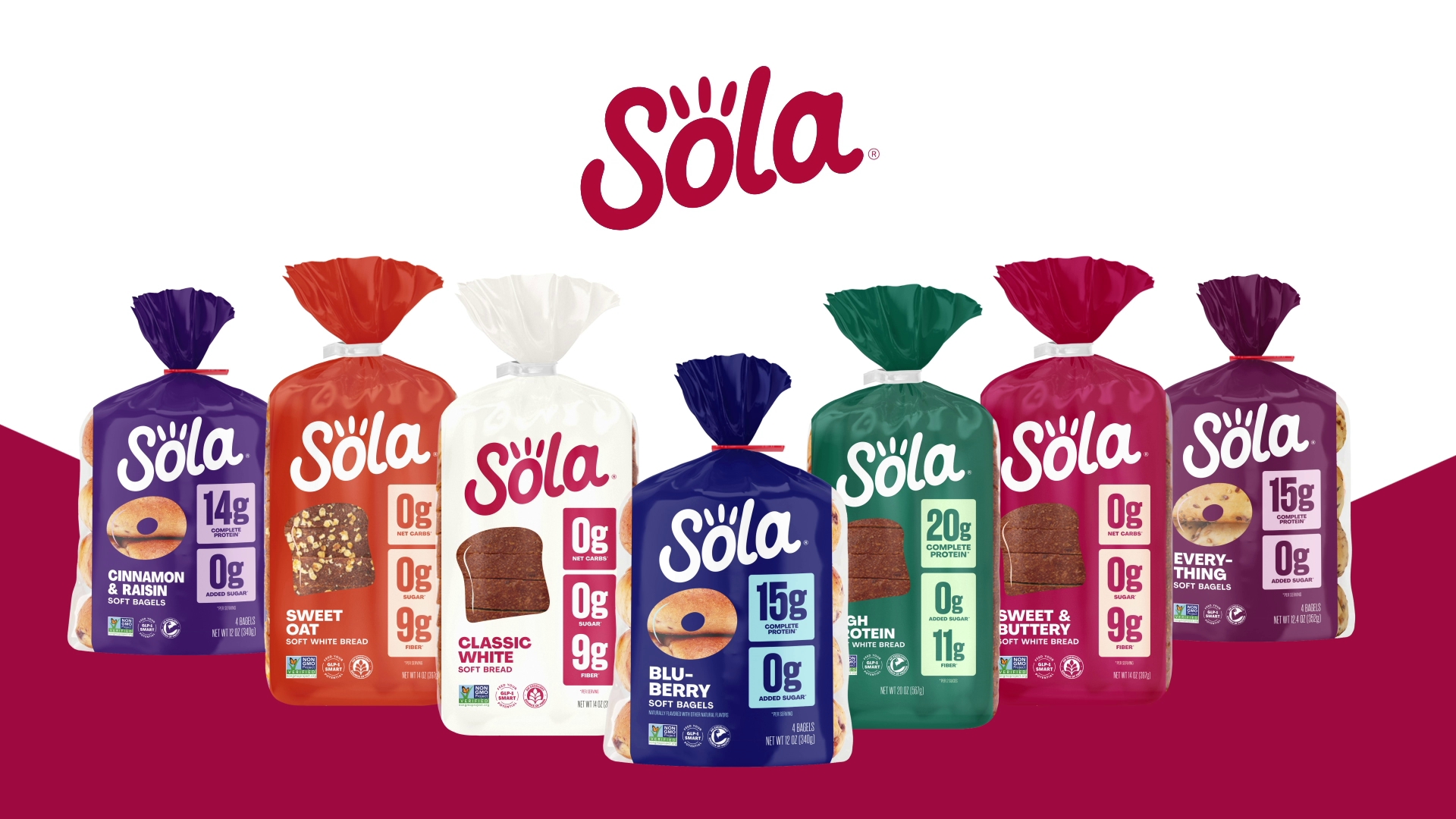 Sola 10g Complete Protein Soft Baked Regular White Bread Loaf, 20 oz ...