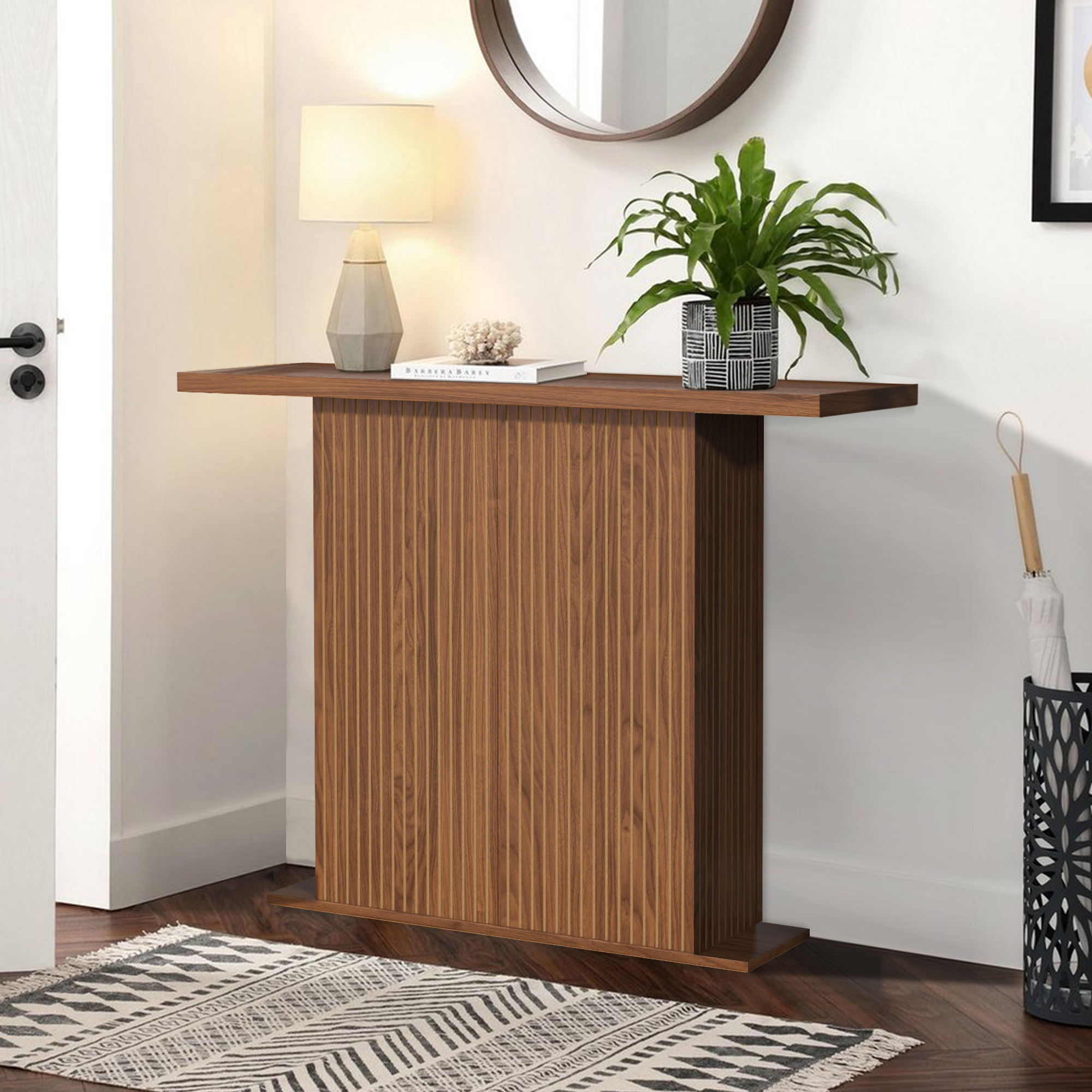 Farmhouse Console Table, Wooden Entryway Table, Accent Sofa Table for ...