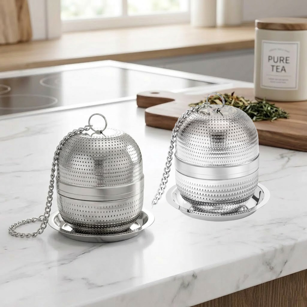 Huzeijin 304 Stainless Steel Tea Ball Infusers 2 Count - Walmart.com