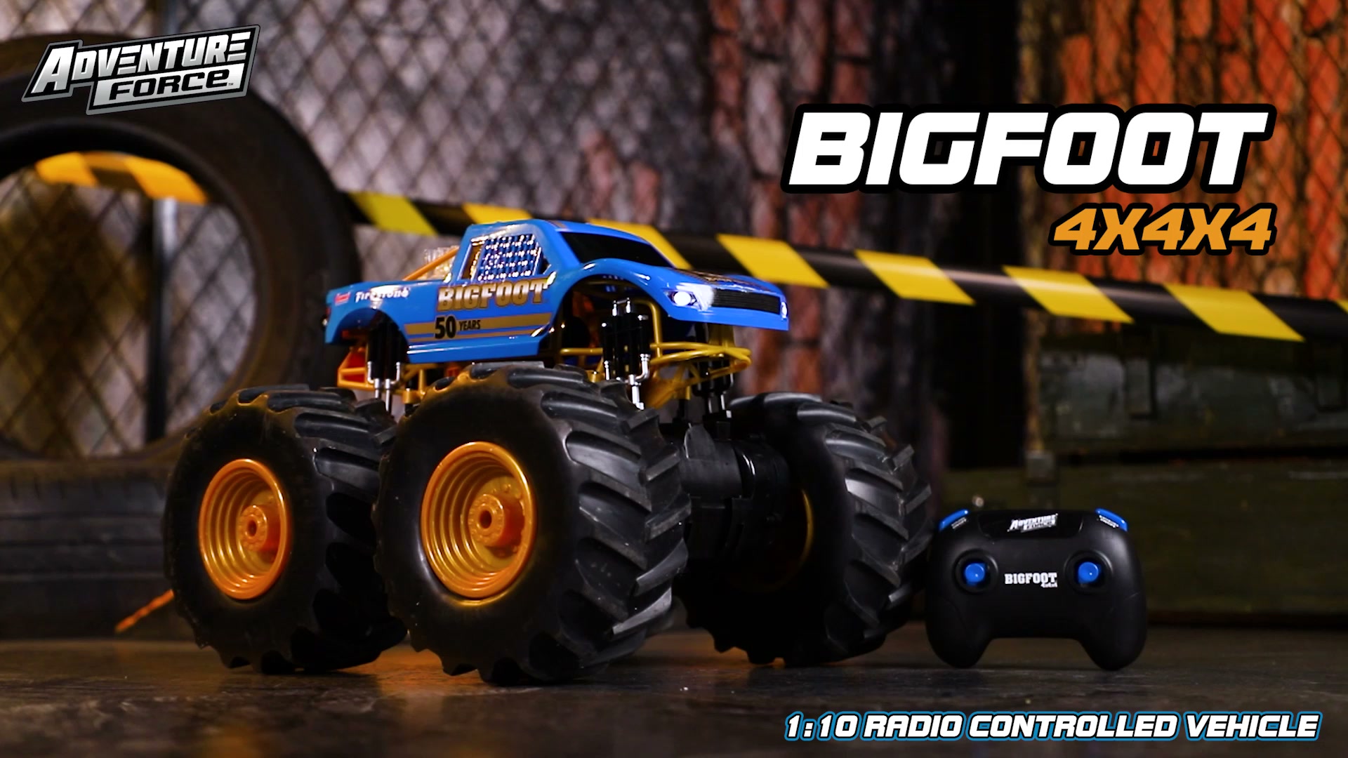Adventure Force (1:10) 50th Anniversary Bigfoot Remote Control Monster ...