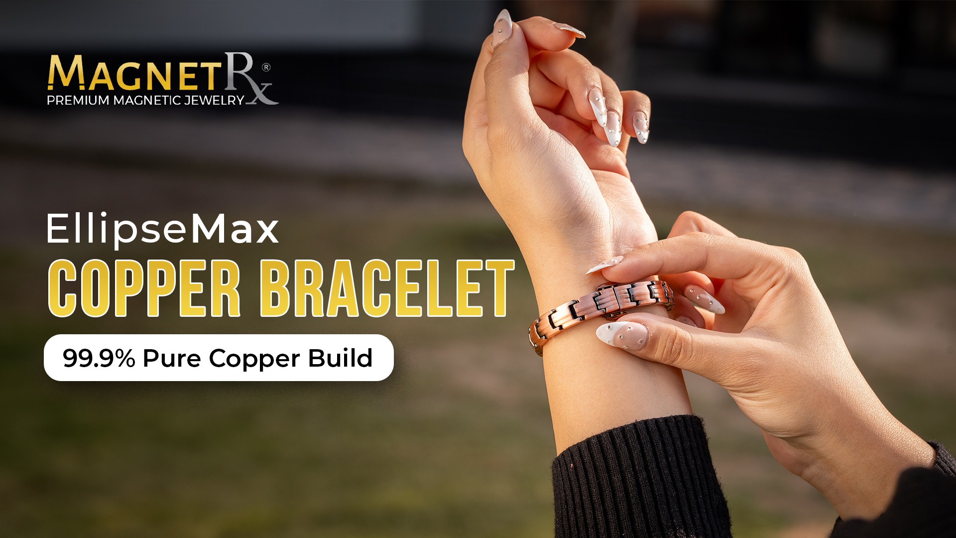 MagnetRX® Women’s Pure Copper Magnetic Bracelet - Ultra Strength ...