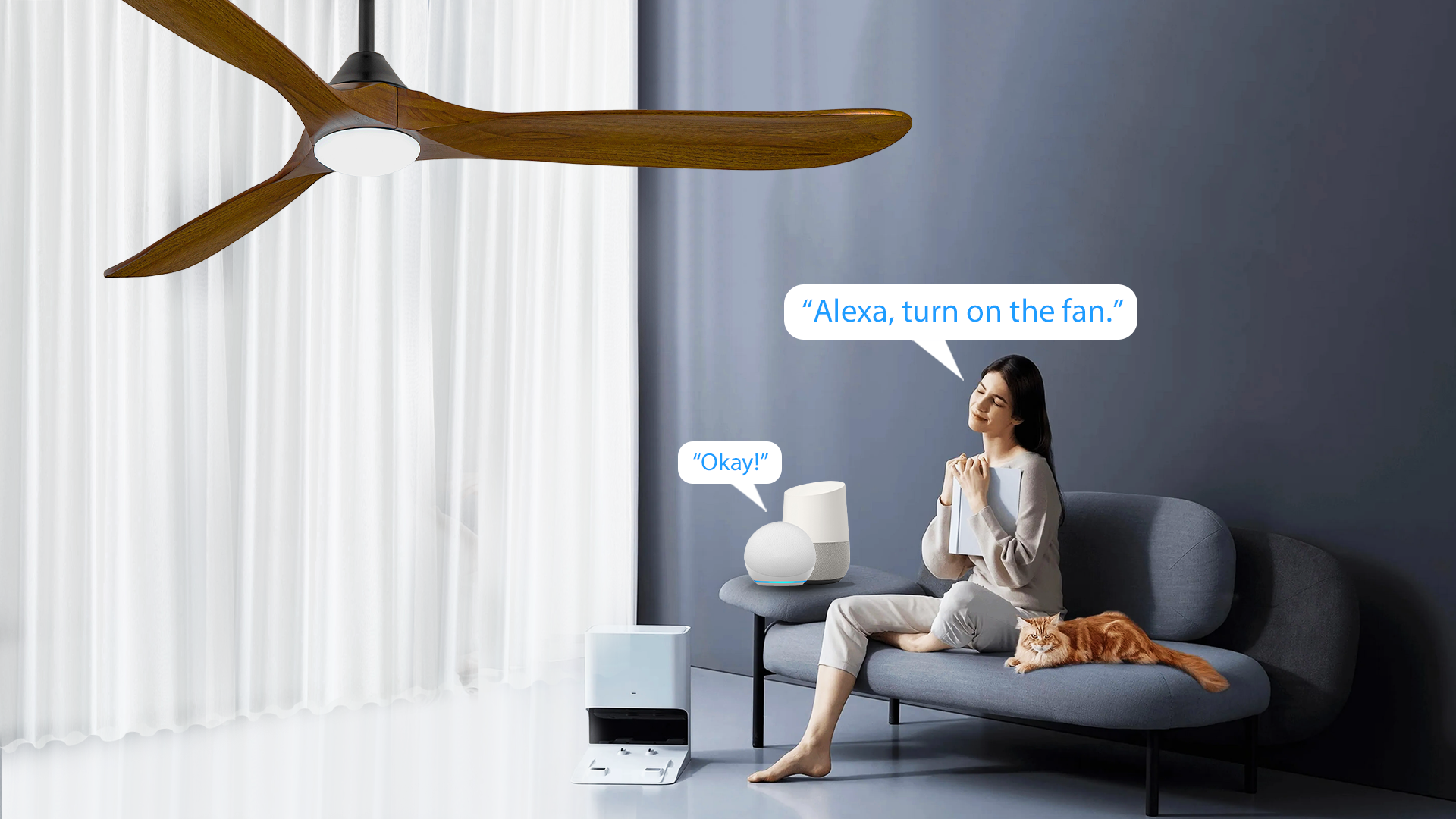 70 inch Outdoor Ceiling Fans with Lights for Patios, Commercial ...