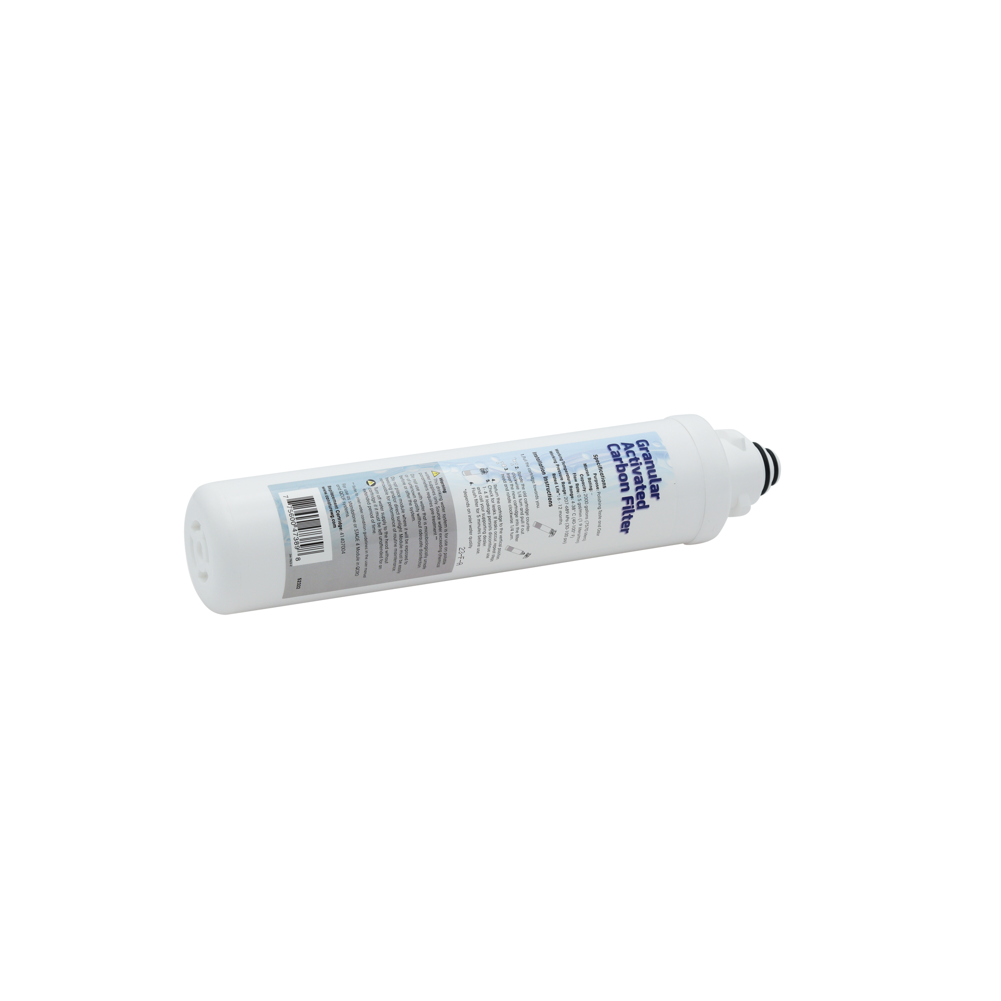 Aqua Flo 41407004 GAC Carbon Filter for QCRO & QCUF RO Systems ...