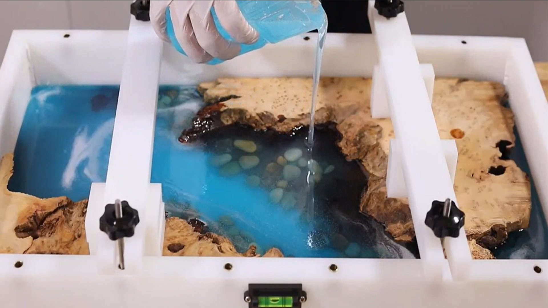 Reusable Epoxy Resin Mold 24x12x3 Inches, Adjustable Fastening and ...