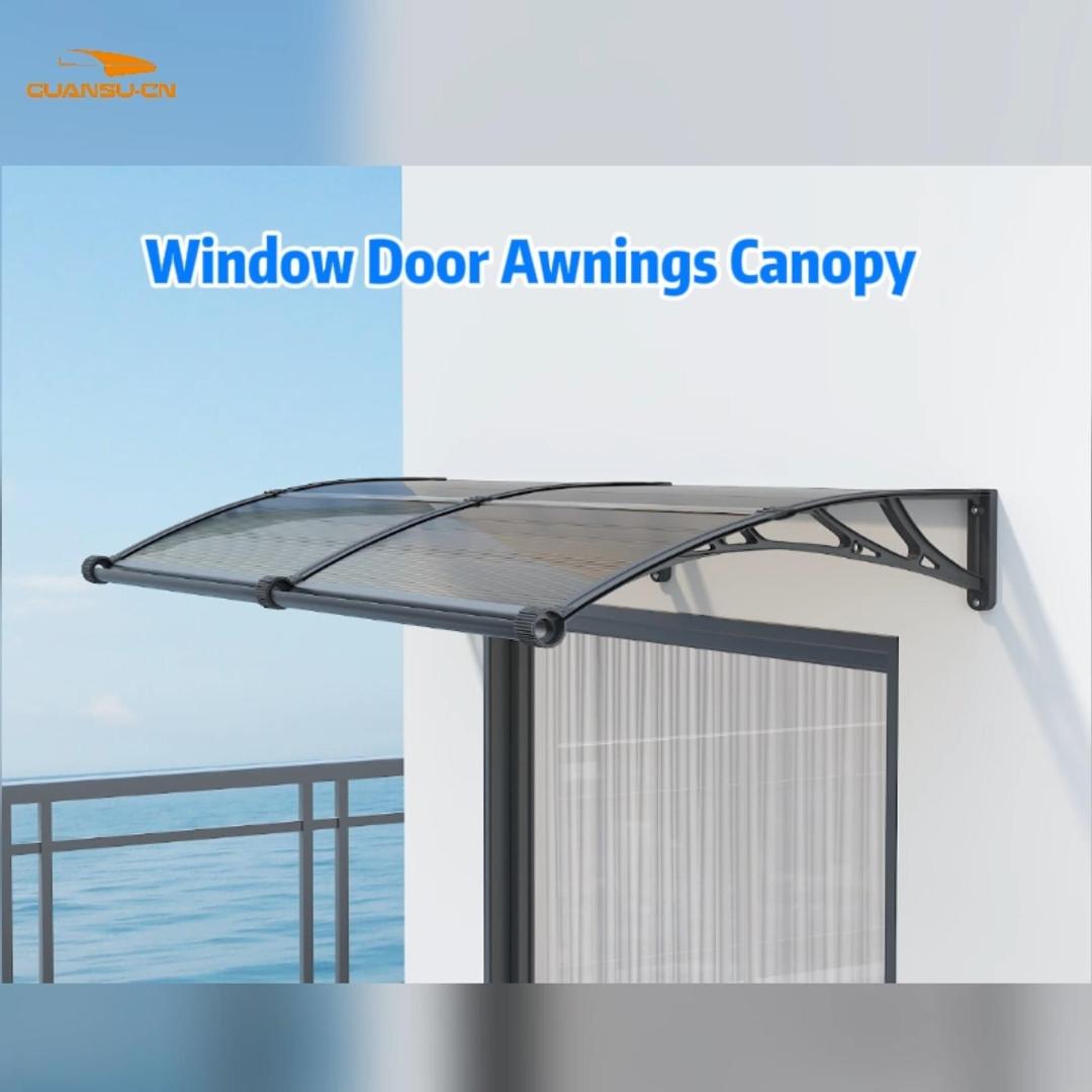 40"x60" Doorways Awnings Canopy for Patio with Separate Drainage Sink ...