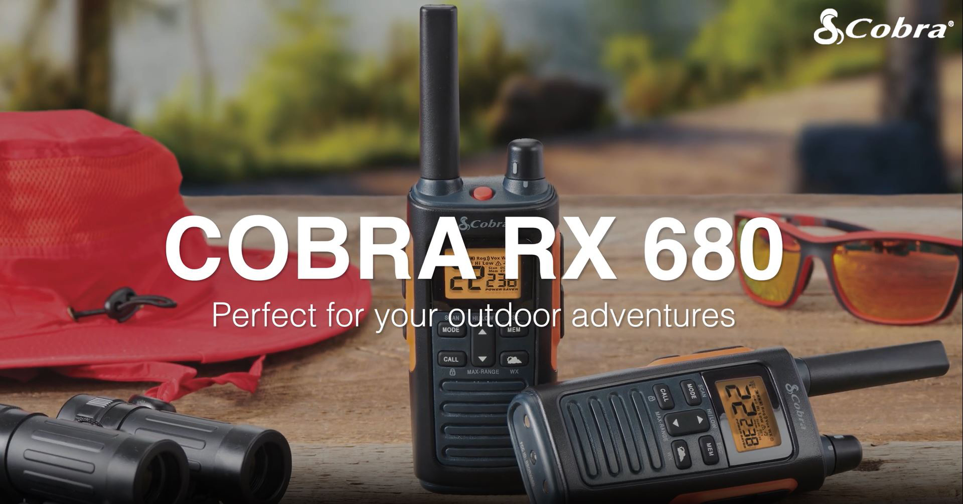 Cobra RX680 Waterproof Walkie Talkies - 38-Mile Range, 60 Channels ...