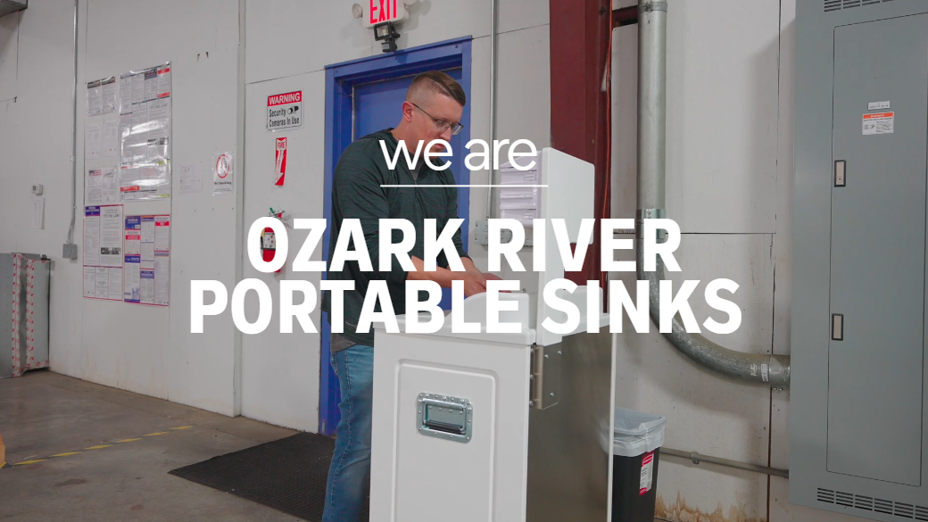 Ozark River Manufacturing Premier Brite White, Portable Sink Hand Wash ...