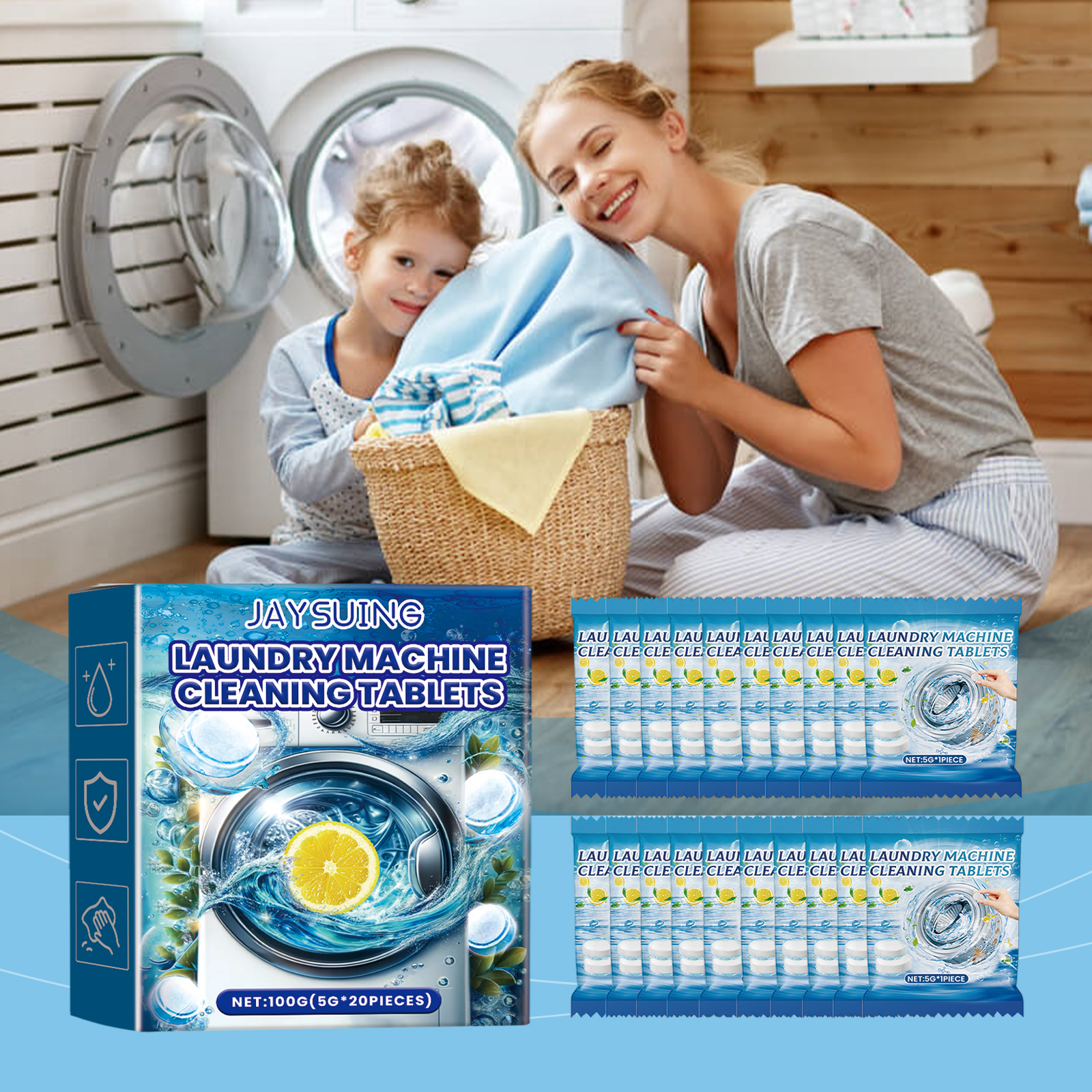 Washing Machine Cleaner Tablets - Washer Cleaner - Finally Clean All ...