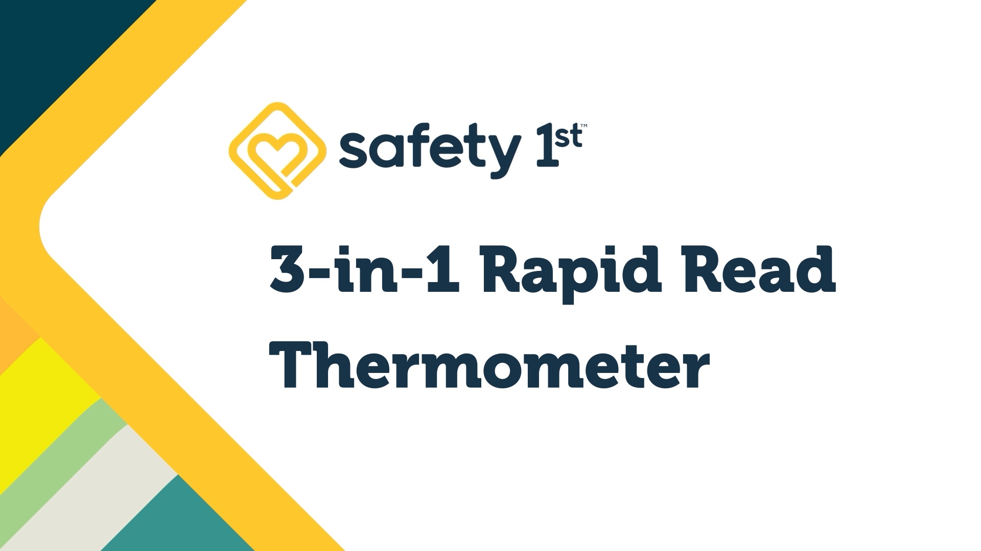Safety 1ˢᵗ 3-in-1 Rapid Read Baby Thermometer, Soothing Sage - Walmart.com