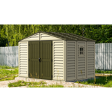 DuraMax Woodbridge Plus 10.5x8ft Shed with Foundation Kit, Window ...