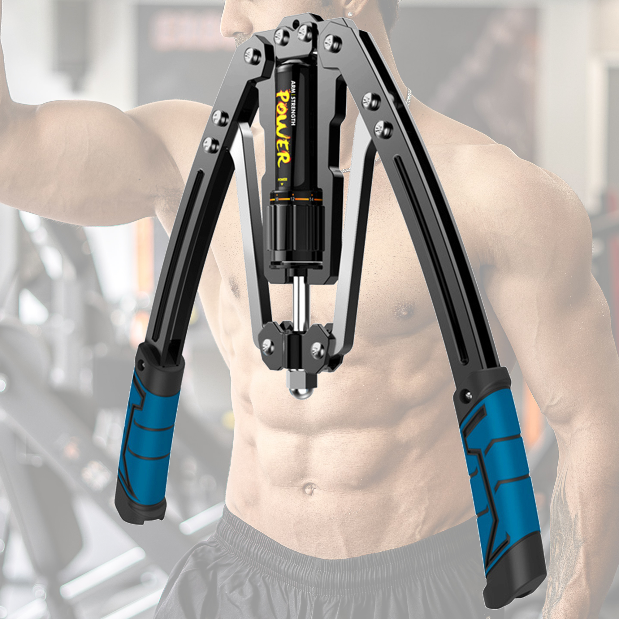 CPWVKI Twister Arm Exerciser Chest Expander Shoulder Forearm Muscle ...