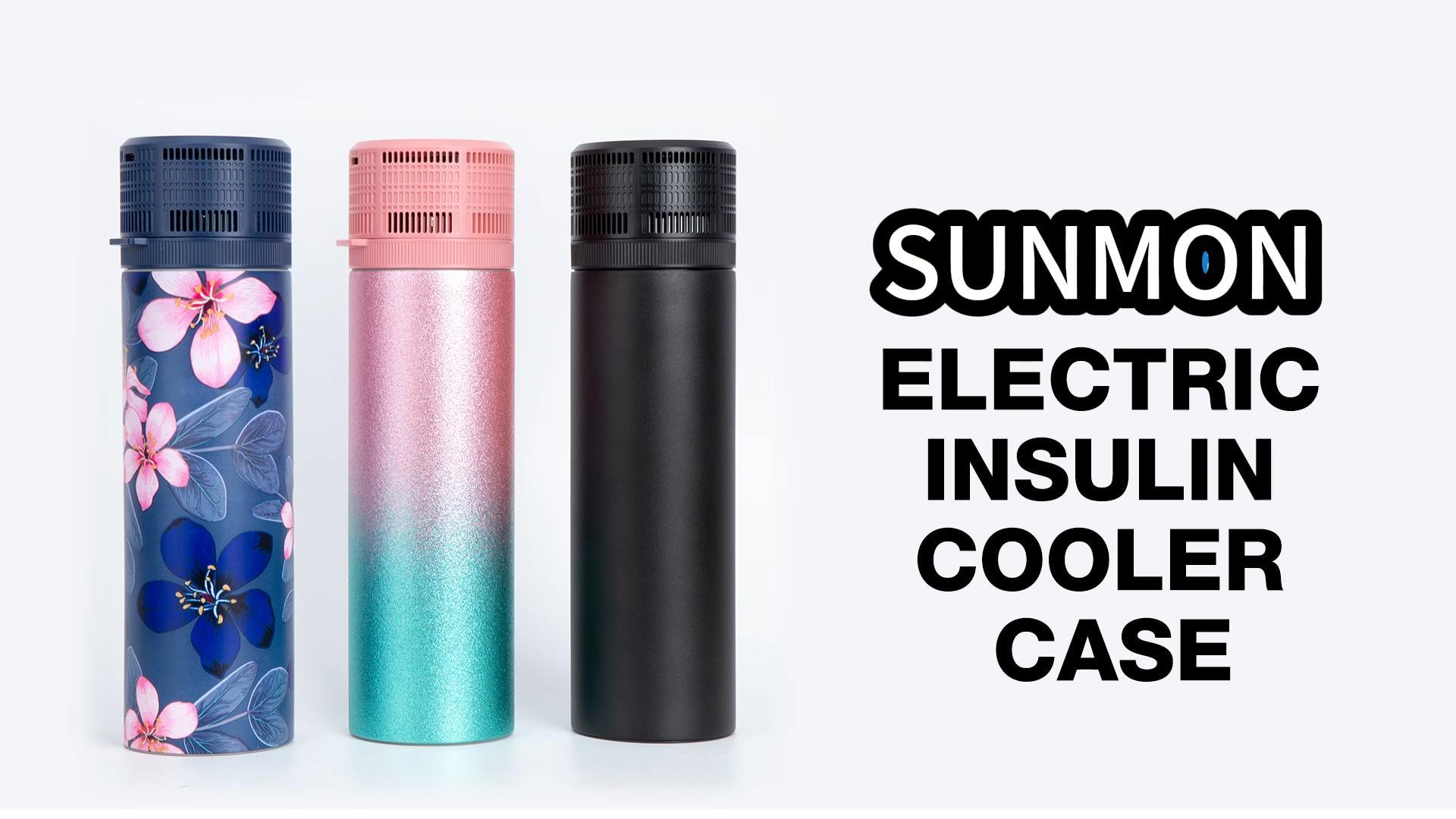 SUNMON Electric Insulin Cooler Travel Case, 35-68°F Custom & Display ...