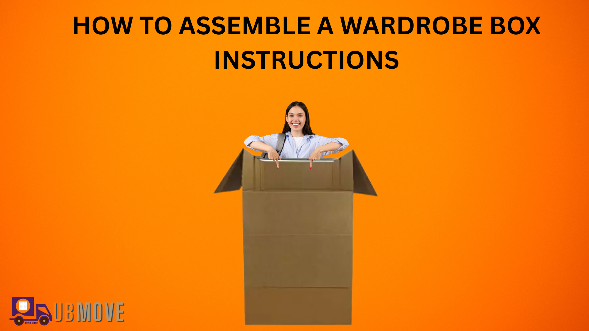 UBMOVE Shorty Wardrobe Moving Box (1 Piece) 20" x 20" x 34" - Walmart.com